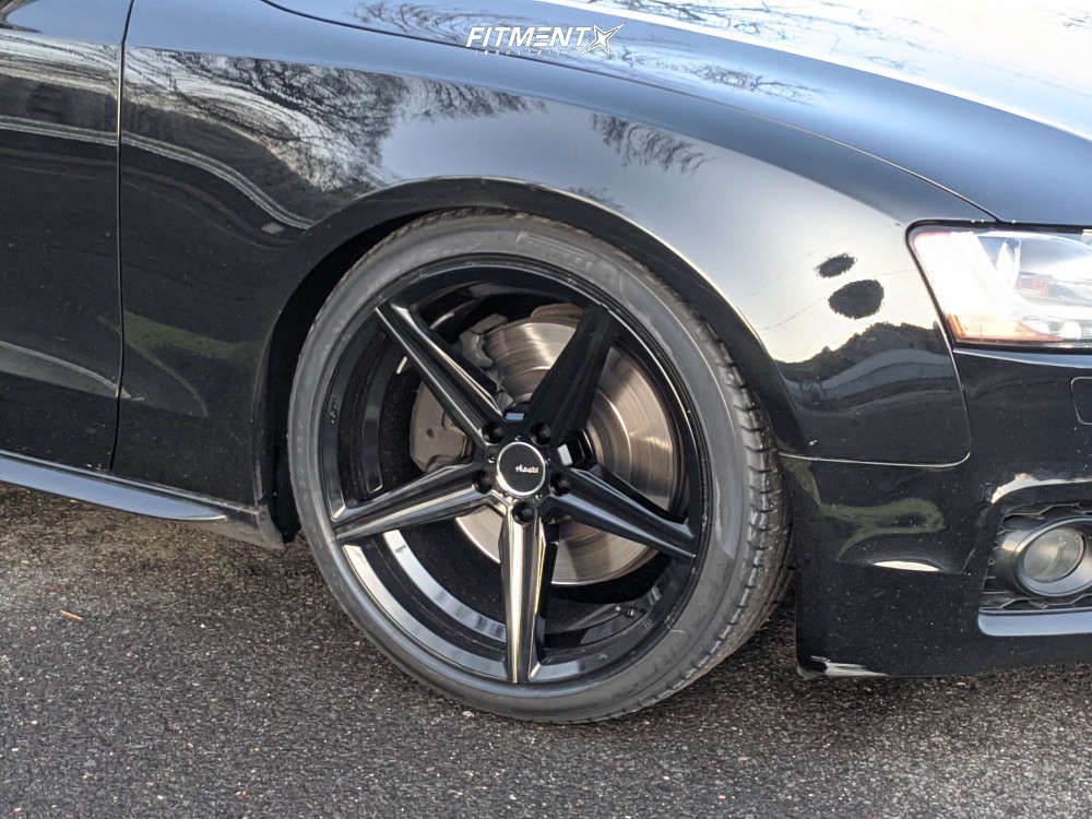 2009 Audi S5 Base with 19x9.5 Advanti Racing Cammino and Pirelli 255x35 ...