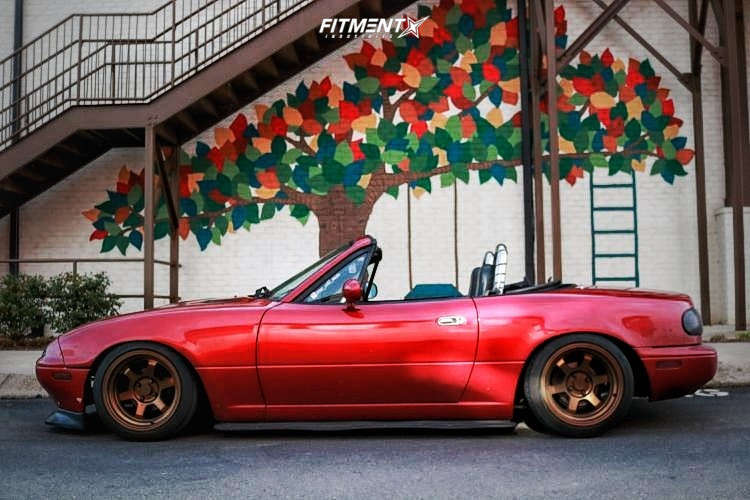 1991 Mazda MX-5 Miata Base with 15x8 Rota Grid V and Toyo Tires 195x45 ...