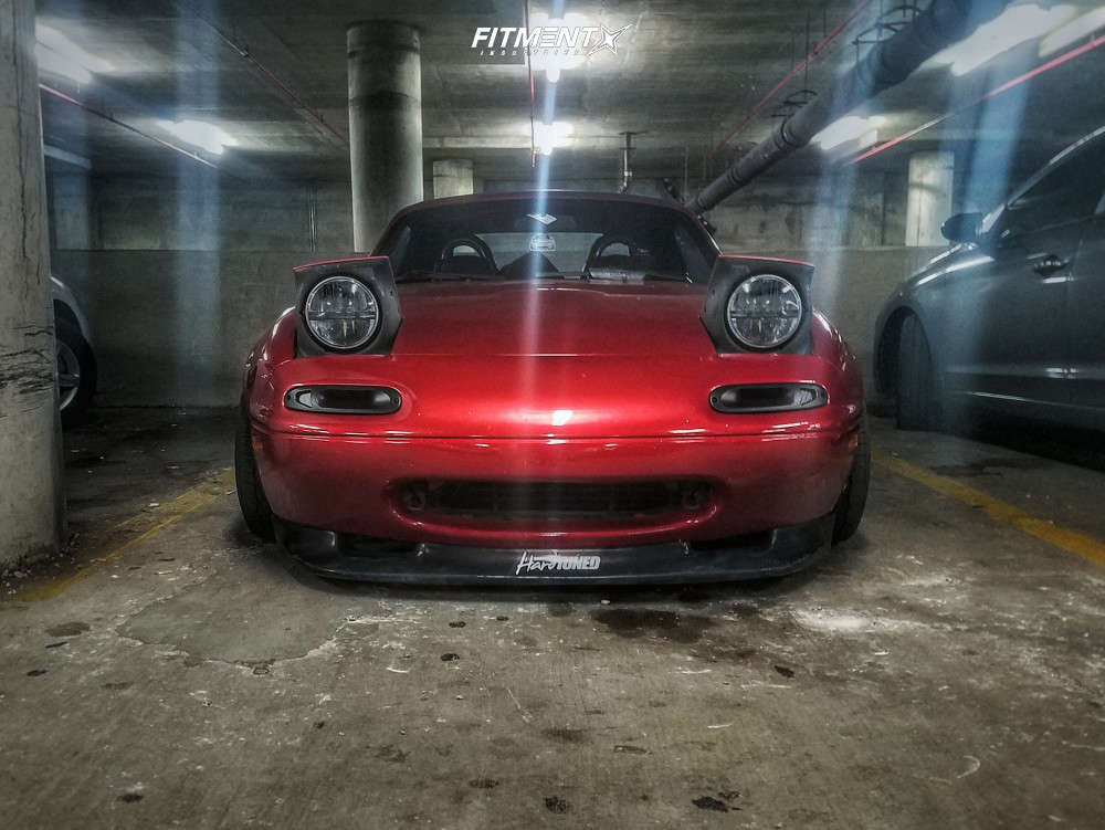 1991 Mazda MX-5 Miata Base with 15x8 Rota Grid V and Toyo Tires 195x45 ...