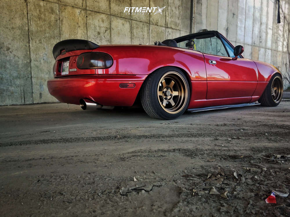 1991 Mazda MX-5 Miata Base with 15x8 Rota Grid V and Toyo Tires 195x45 ...