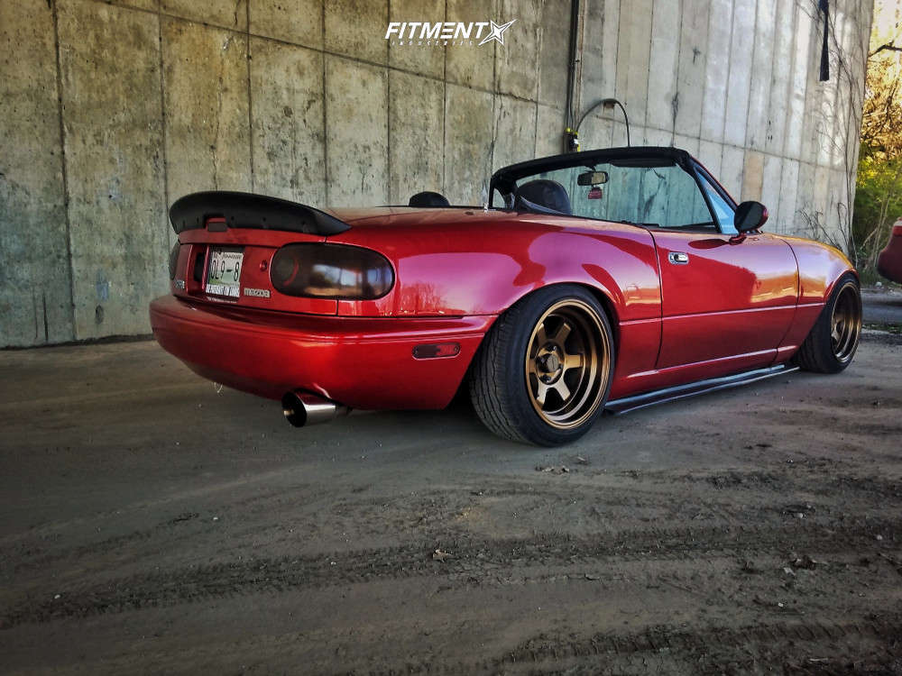 1991 Mazda MX-5 Miata Base with 15x8 Rota Grid V and Toyo Tires 195x45 ...
