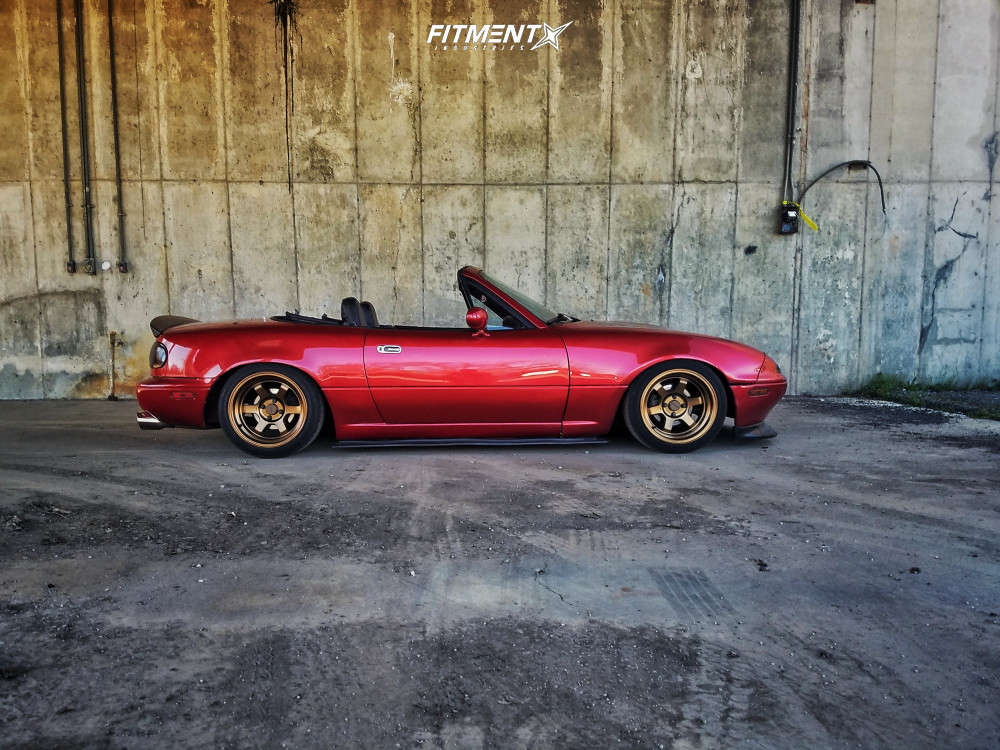 1991 Mazda MX-5 Miata Base with 15x8 Rota Grid V and Toyo Tires 195x45 ...