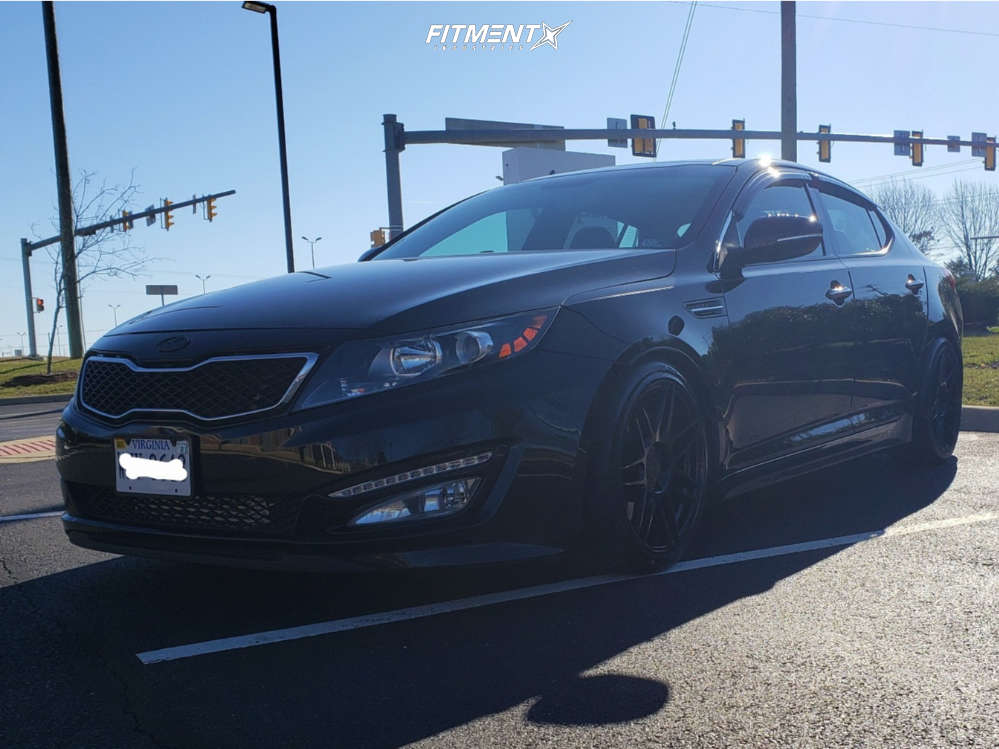 2013 Kia Optima SXL with 18x8.5 Verde Reflex and Nexen 235x40 on ...