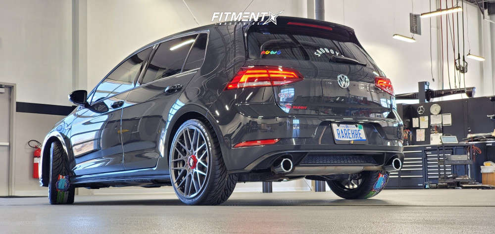 2019 Volkswagen GTI Rabbit Edition with 19x8.5 Rotiform Rse and Federal ...