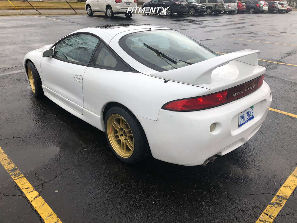 1998 Mitsubishi Eclipse GSX with 17x9 Enkei RPF1 and Federal 245x40 on ...