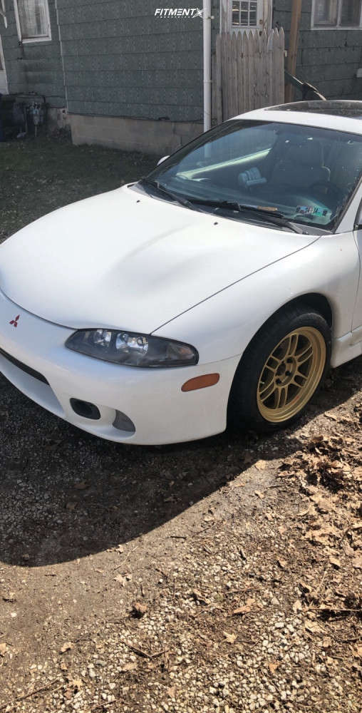 1998 Mitsubishi Eclipse GSX with 17x9 Enkei RPF1 and Federal 245x40 on ...