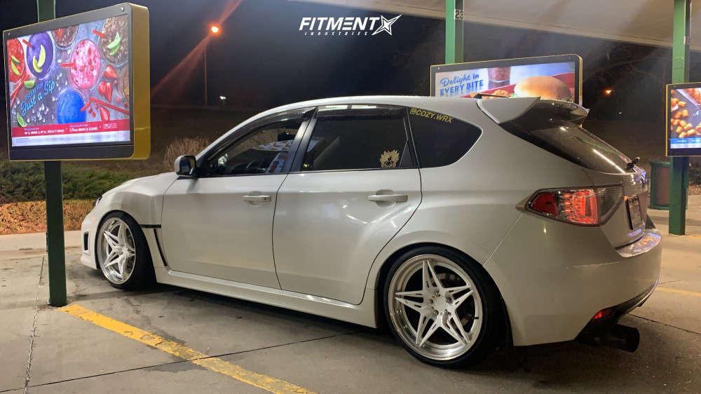 2013 Subaru Impreza WRX with 18x9.5 Rotiform Vda and BFGoodrich 225x35 ...
