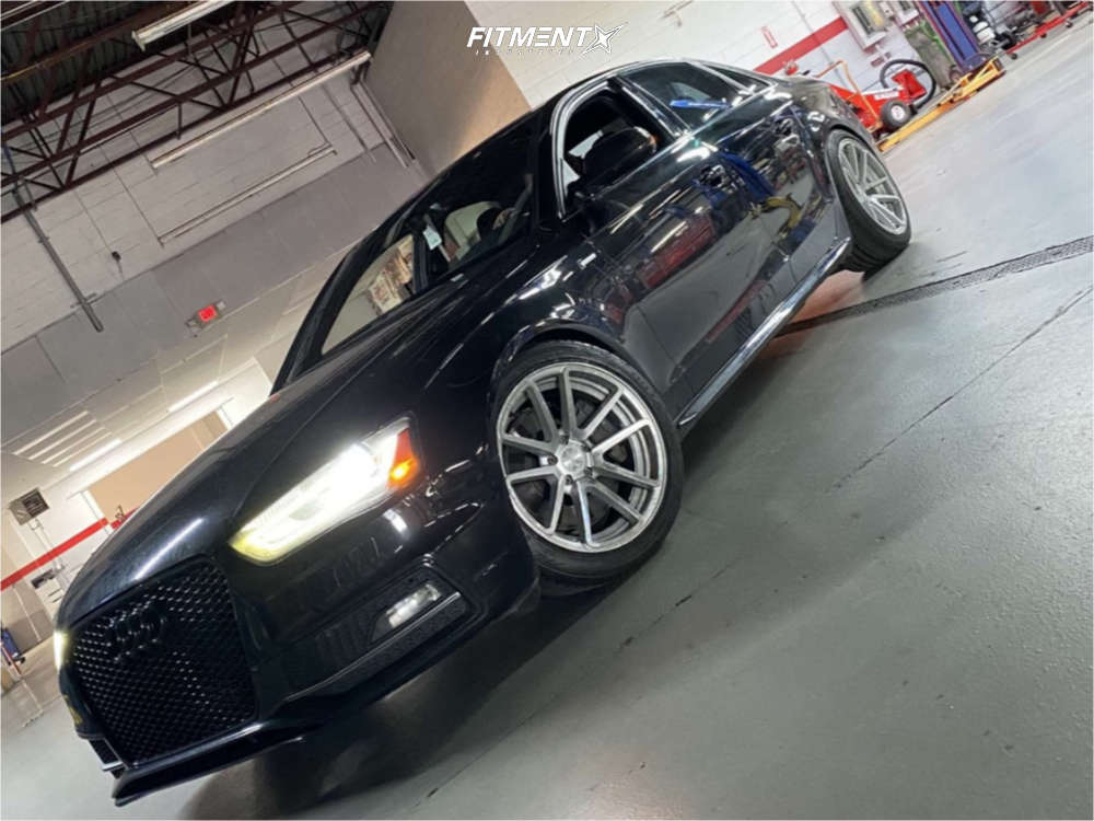 2013 Audi S4 Base with 18x8.5 Rotiform Spf and Bridgestone 245x40 on ...