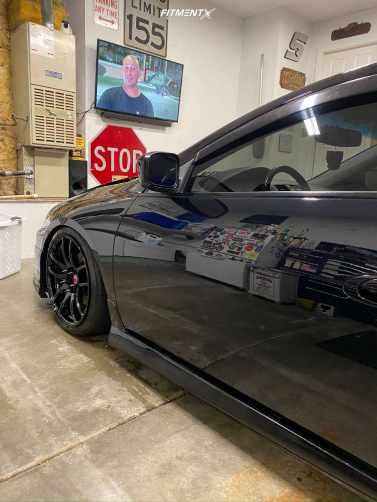 2007 Honda Accord EX with 18x8.5 ESR Sr08 and Nankang 215x40 on Coilovers | 962974 | Fitment ...