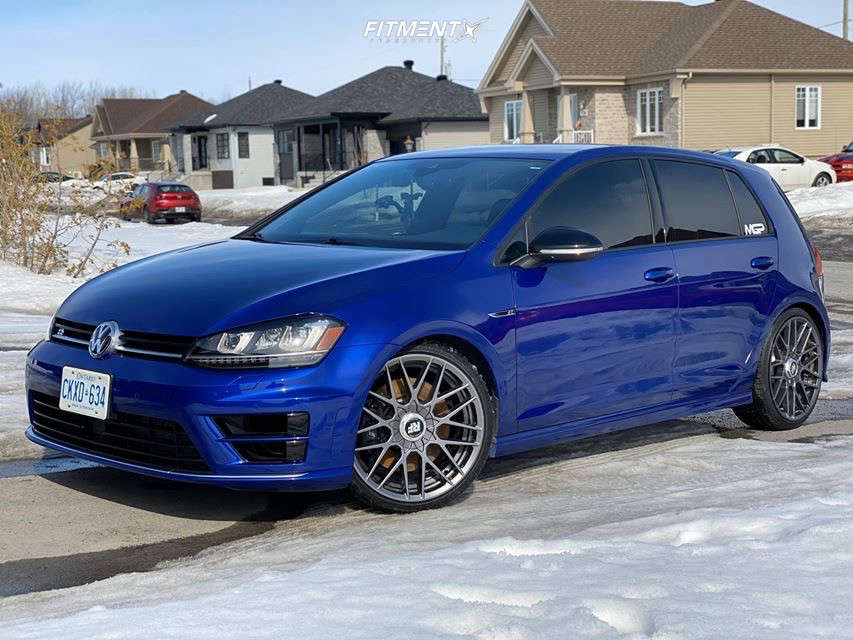 2017 Volkswagen Golf R Base with 19x8.5 Rotiform Rse and Ironman 225x35 ...