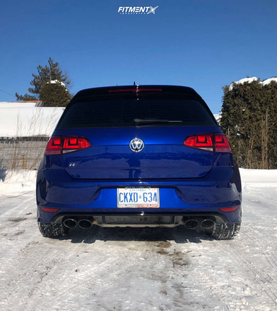 2017 Volkswagen Golf R Base with 19x8.5 Rotiform Rse and Ironman 225x35 ...