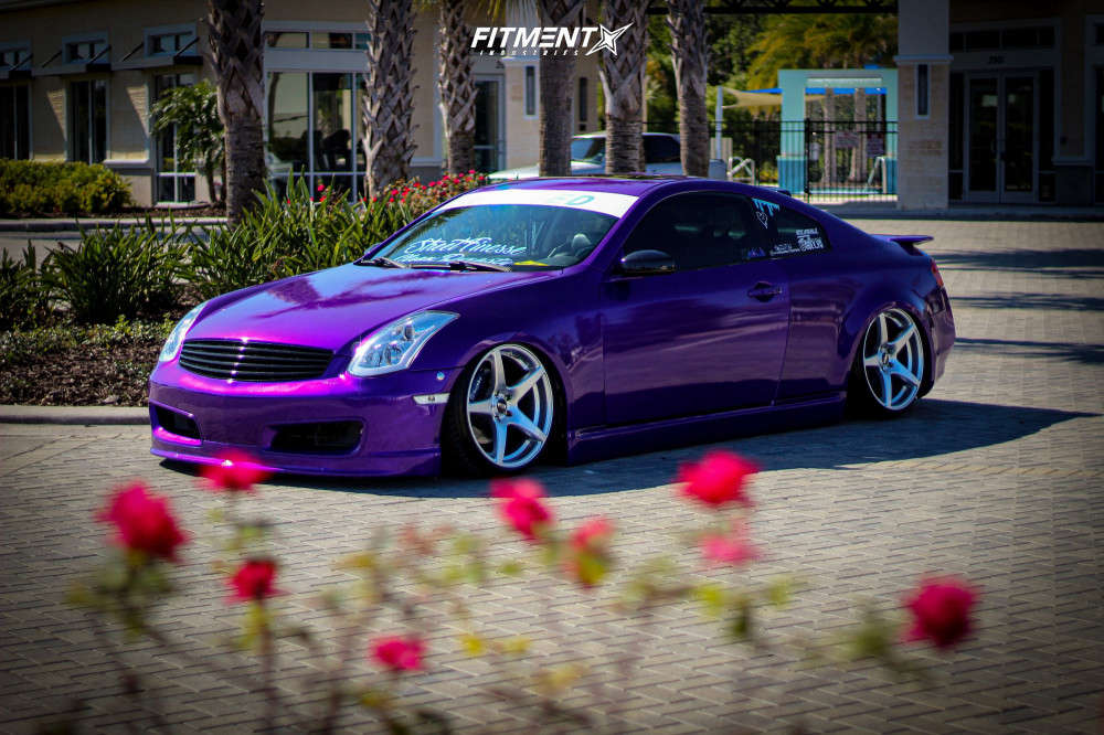 2004 INFINITI G35 Rwd 2dr Coupe w/Leather (3.5L 6cyl 6M) with 19x9.5 ...