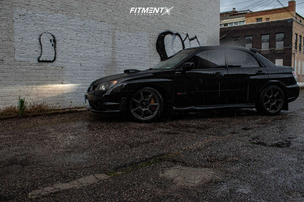 2007 Subaru WRX STI Base with 18x9 Konig Ultraform and Falken 245x35 on ...