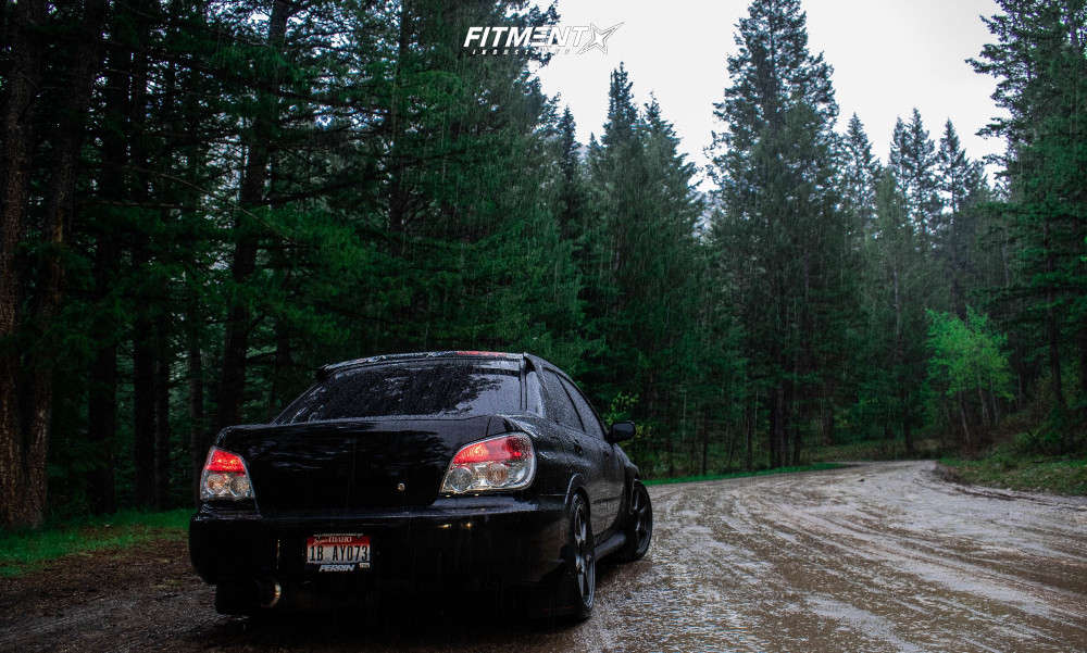 2007 Subaru WRX STI Base with 18x9 Konig Ultraform and Falken 245x35 on ...