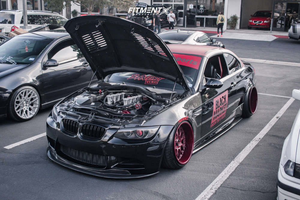 2008 BMW M3 Base with 18x10.5 Weds Erm and Michelin 235x35 on Coilovers ...