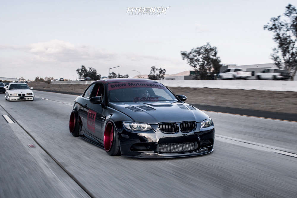 2008 BMW M3 Base with 18x10.5 Weds Erm and Michelin 235x35 on Coilovers ...