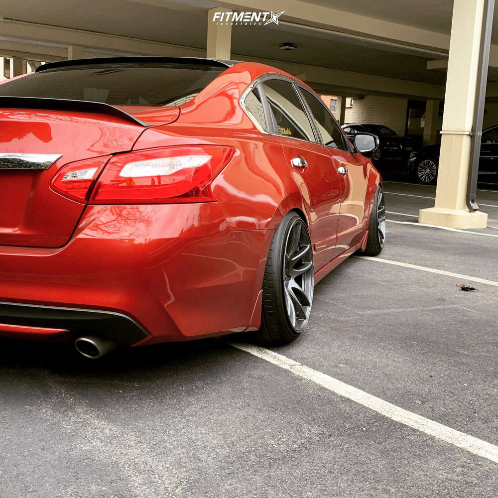 2016 Nissan Altima S with 19x10.5 ESR Sr08 and Yokohama 235x35 on ...