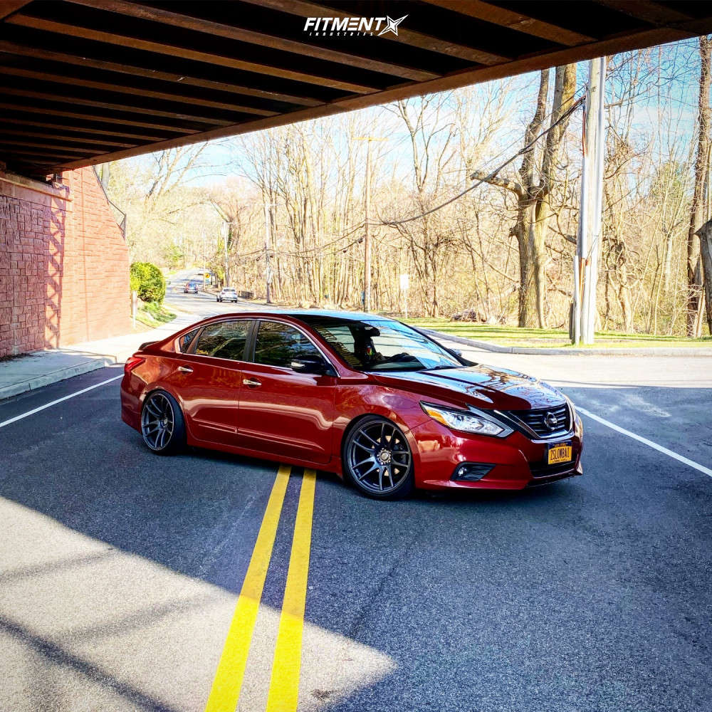 2016 Nissan Altima S with 19x10.5 ESR Sr08 and Yokohama 235x35 on ...