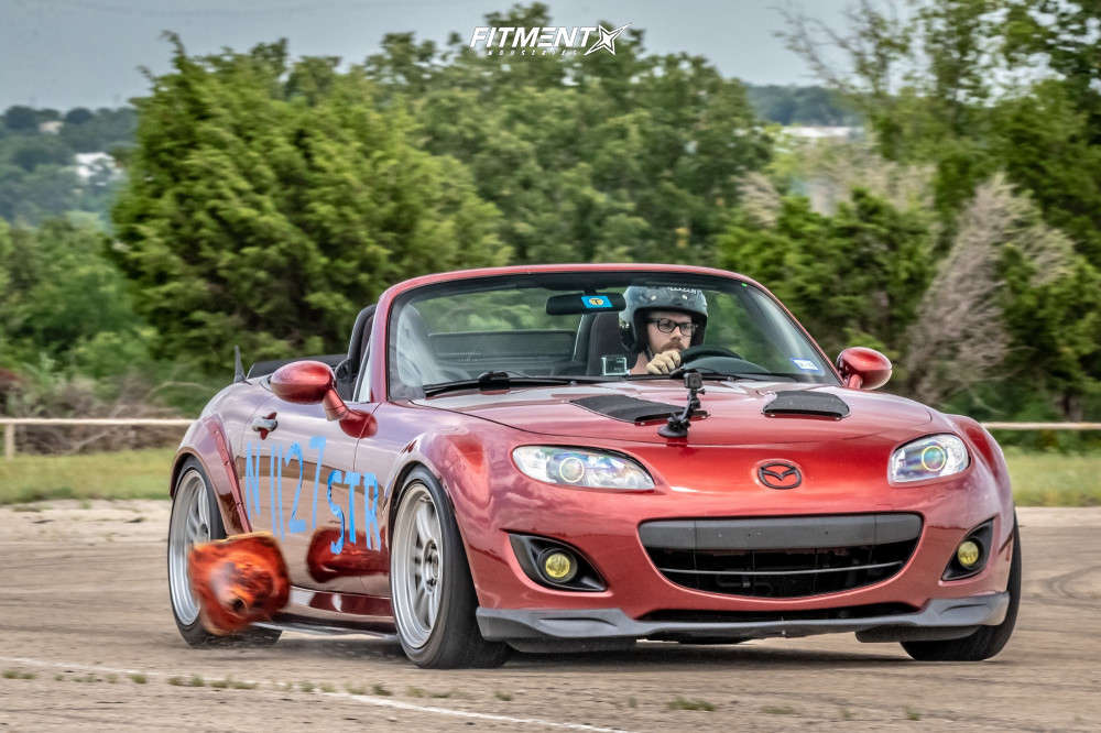 2011 Mazda MX-5 Miata Sport with 17x9 Enkei RPF1 and Federal 235x40 on ...