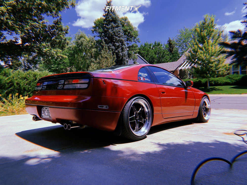 1990 Nissan 300ZX Base with 18x9 Cosmis Racing Xt-005r and Ohtsu 235x40 ...