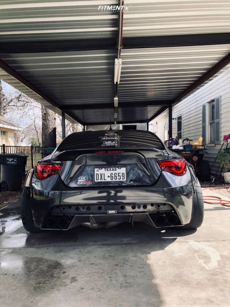 2014 Scion FR-S Base with 18x9 ESR Rf1 and Bridgestone 245x30 on ...