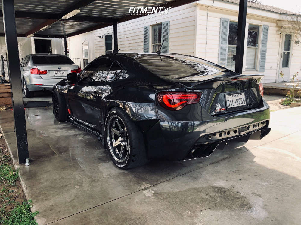 2014 Scion FR-S Base with 18x9 ESR Rf1 and Bridgestone 245x30 on ...