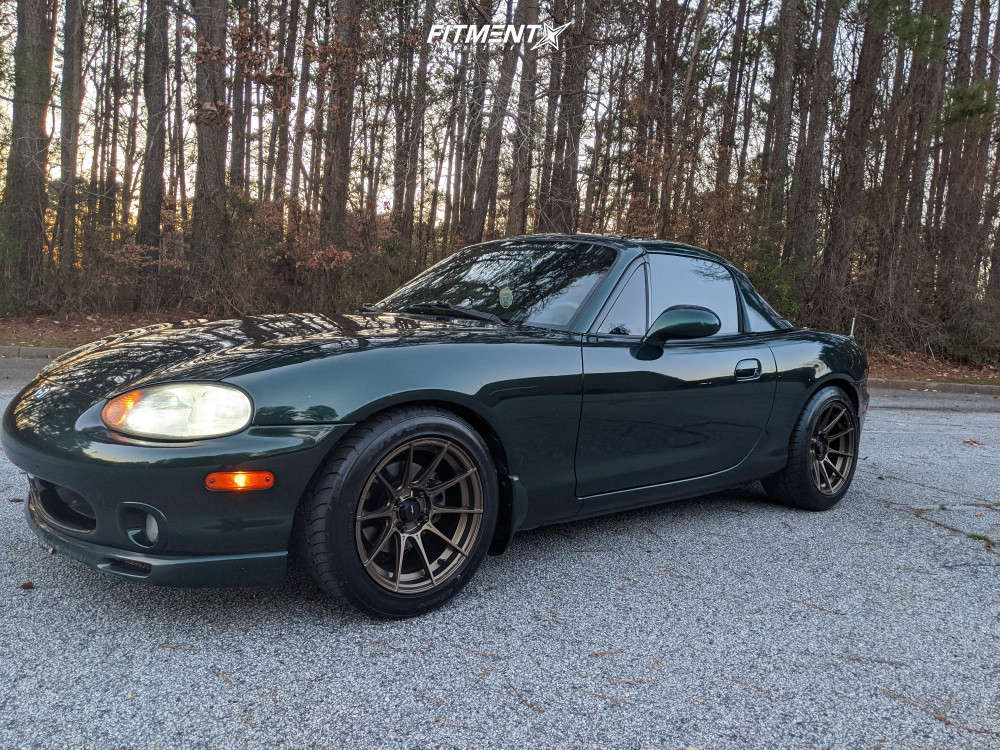 1999 Mazda MX-5 Miata Base with 15x8 Advanti Racing Storm S1 and Nitto ...