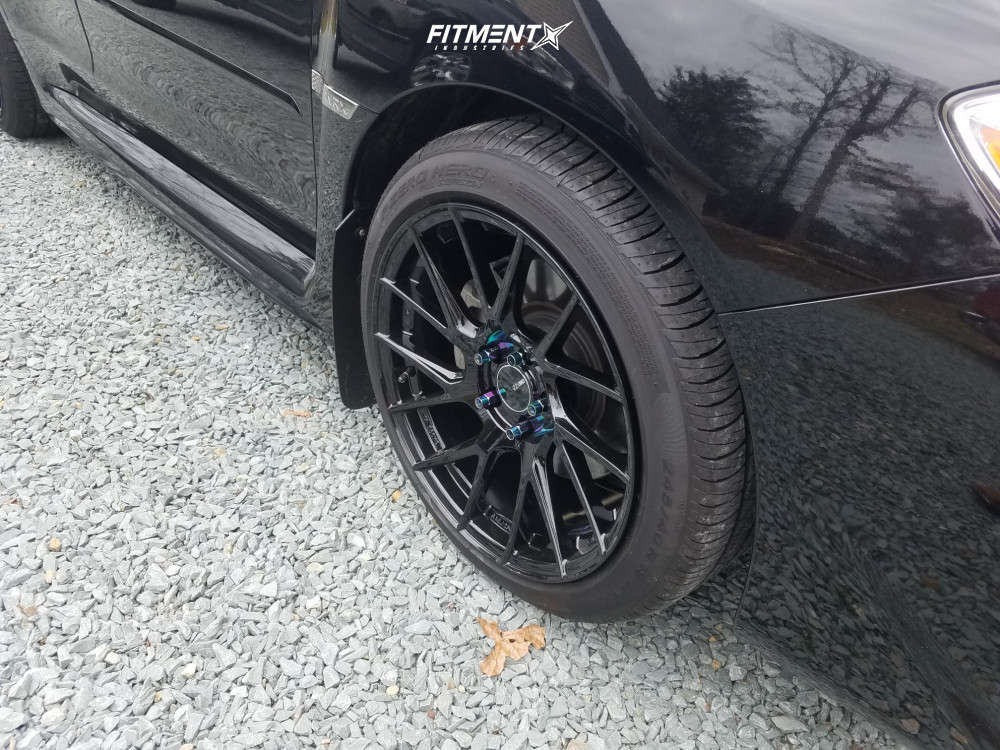 2017 Subaru WRX Premium with 18x9.5 Enkei TM7 and Pirelli 245x40 on ...