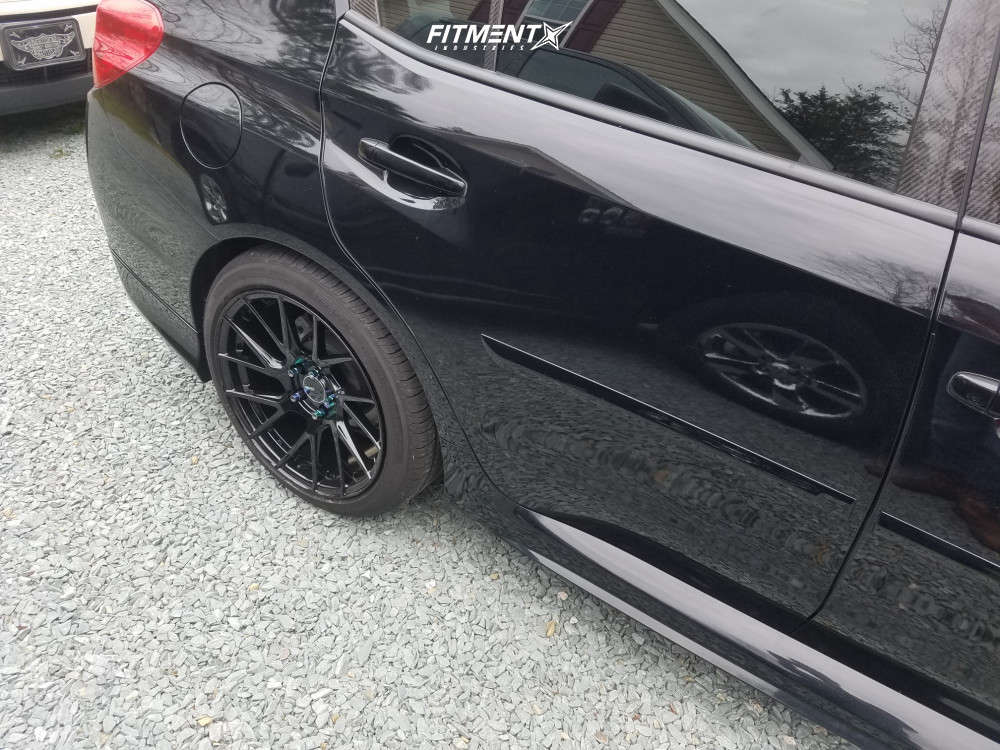 2017 Subaru WRX Premium with 18x9.5 Enkei TM7 and Pirelli 245x40 on ...