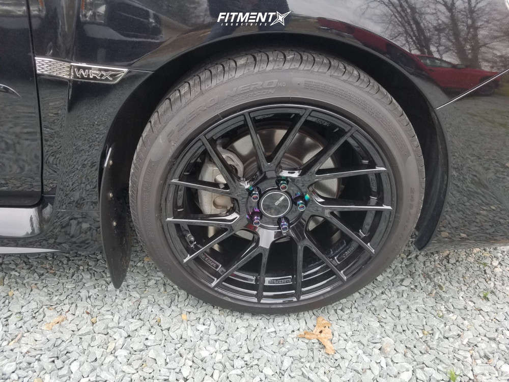 2017 Subaru WRX Premium with 18x9.5 Enkei TM7 and Pirelli 245x40 on ...