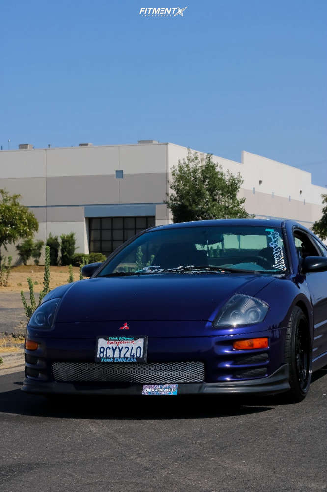 2000 Mitsubishi Eclipse GT with 18x9.5 ESR Sr09 and Delinte 225x40 on ...