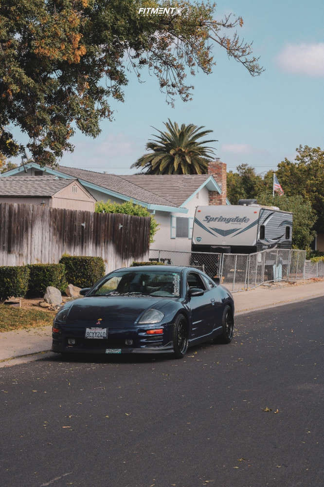 2000 Mitsubishi Eclipse GT with 18x9.5 ESR Sr09 and Delinte 225x40 on ...