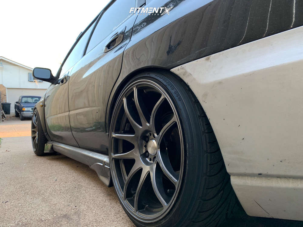 2002 Subaru WRX WRX with 18x9.5 ESR Sr08 and Federal 225x40 on ...