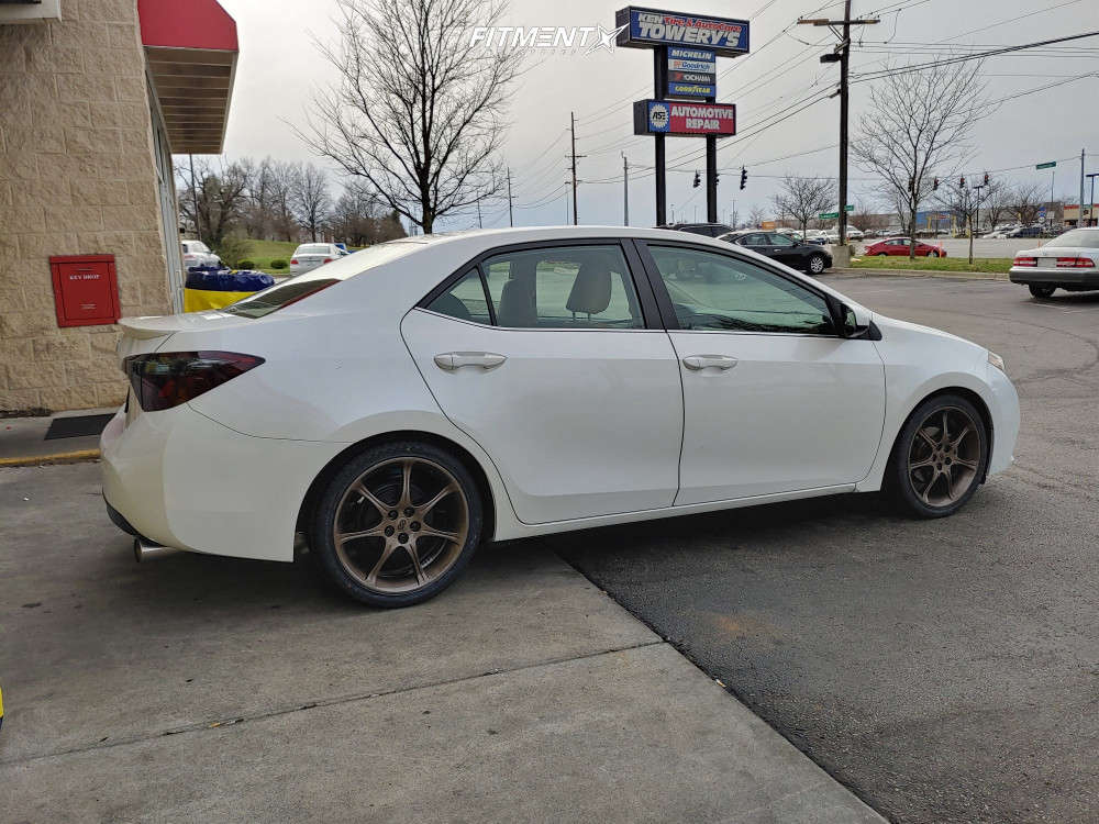 2014 Toyota Corolla Le Eco Plus with 18x7.5 Enkei EMX Super Seven and ...