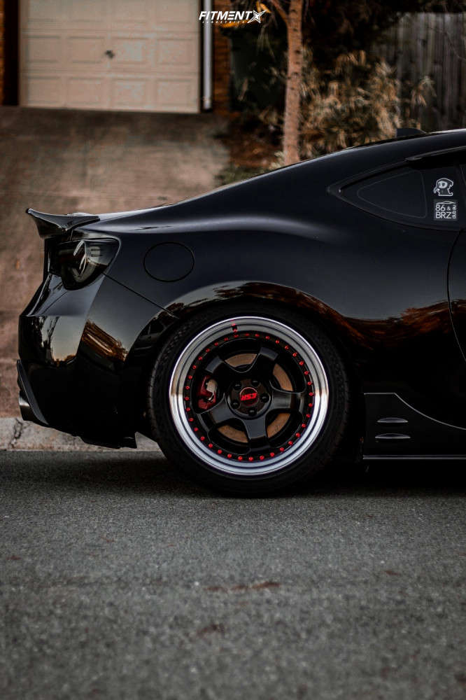 2012 Subaru BRZ Base with 18x9.5 ESR Sr06 and Radar 245x40 on Coilovers ...