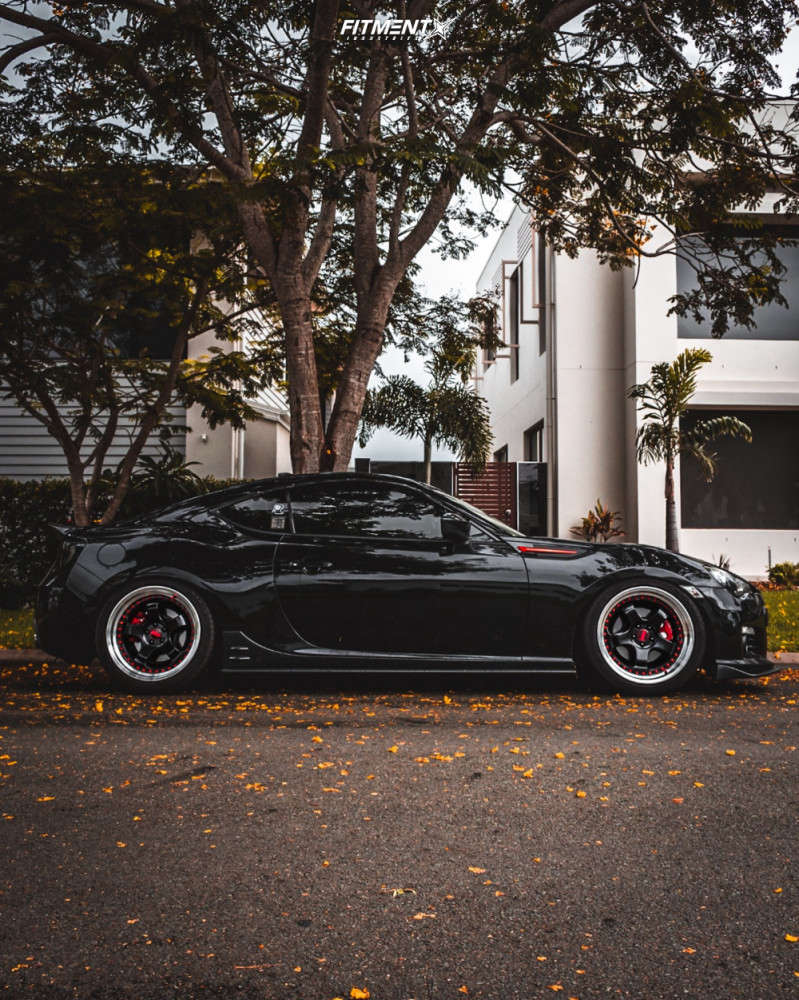 2012 Subaru BRZ Base with 18x9.5 ESR Sr06 and Radar 245x40 on Coilovers ...