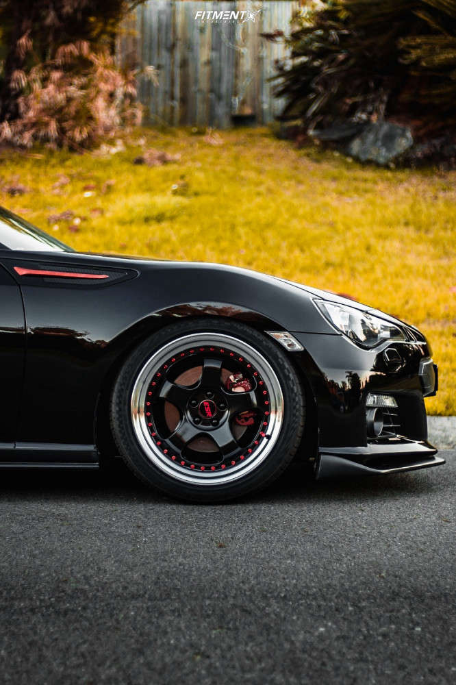 2012 Subaru BRZ Base with 18x9.5 ESR Sr06 and Radar 245x40 on Coilovers ...