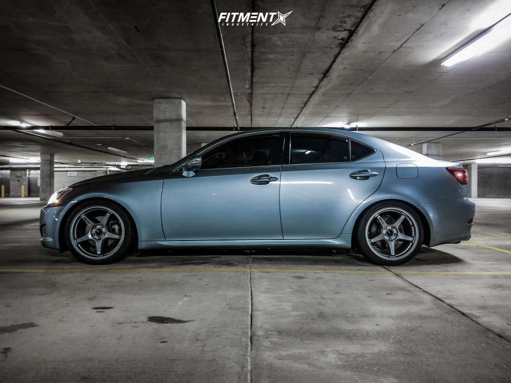 2009 Lexus IS250 Base with 18x8.5 Enkei Ts-5 and Continental 225x35 on ...