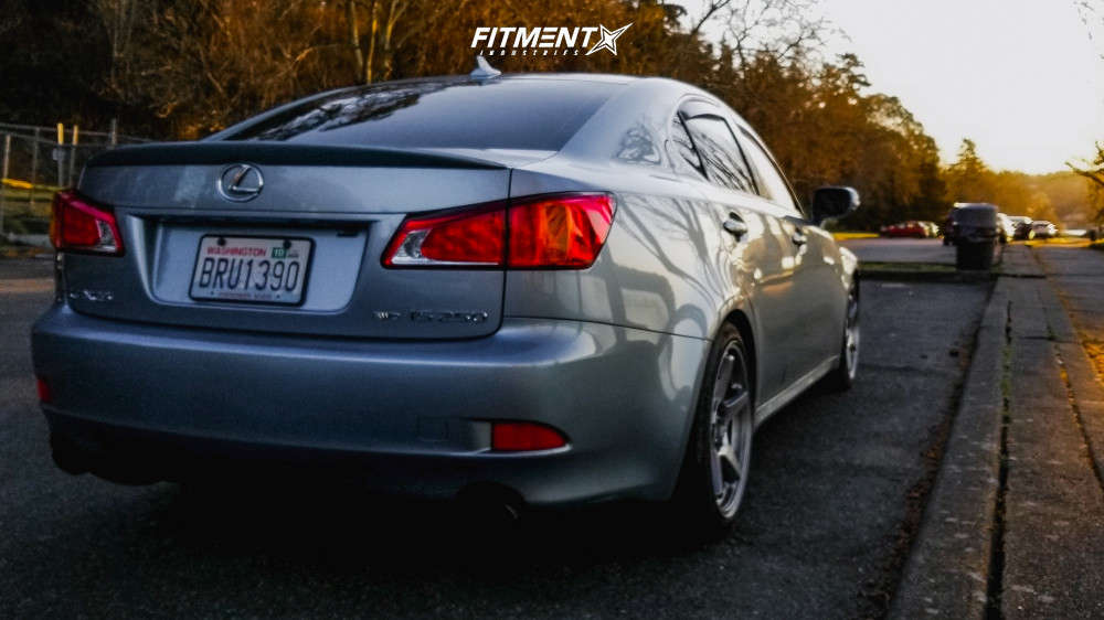 2009 Lexus IS250 Base with 18x8.5 Enkei Ts-5 and Continental 225x35 on ...