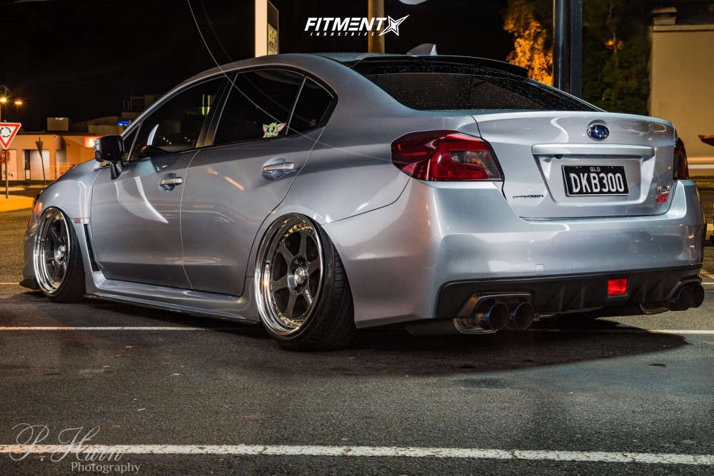 2019 Subaru WRX STI Sport with 19x10.5 Work Meister L1 3p and Nankang ...