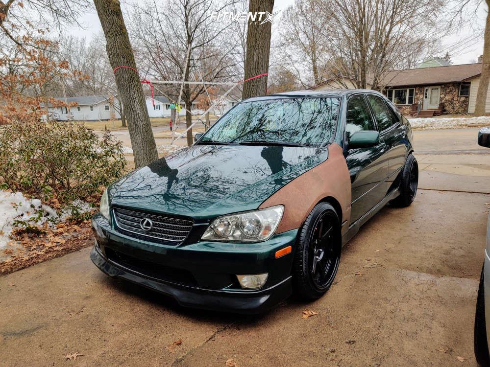 2001 Lexus IS300 Base with 18x8.5 AVID1 AV6 and Pirelli 235x40 on ...