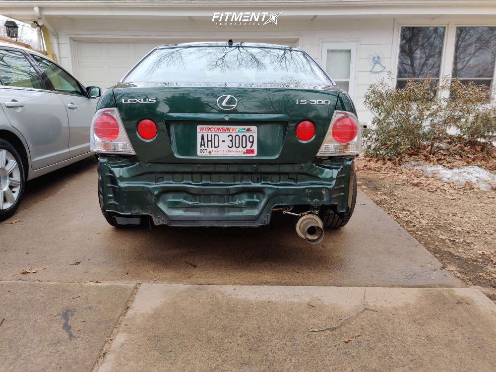 2001 Lexus IS300 Base with 18x8.5 AVID1 AV6 and Pirelli 235x40 on ...