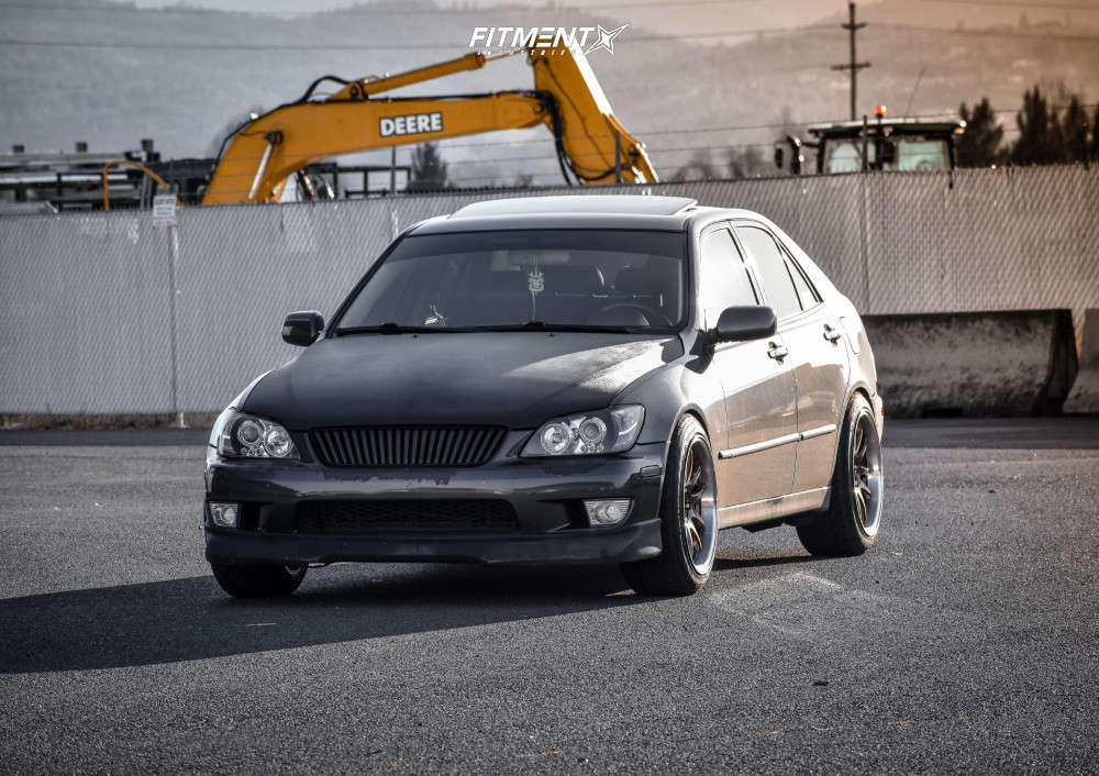 2002 Lexus IS300 E-Shift 4dr Sedan (3.0L 6cyl 5A) with 18x9.5 Aodhan ...