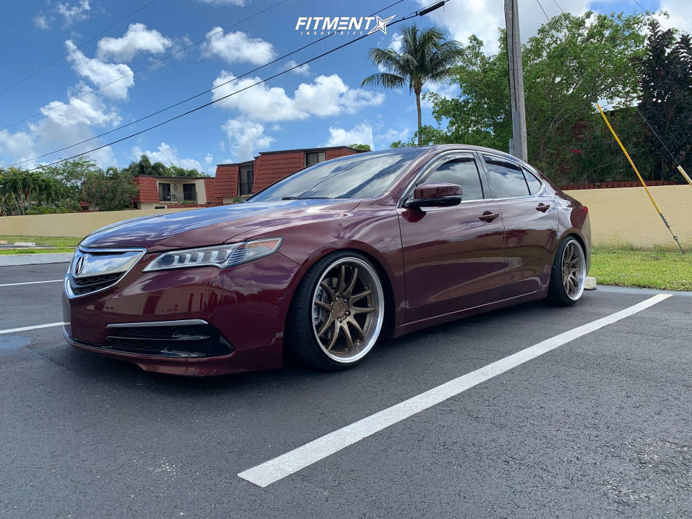 2015 Acura TLX Base with 19x9.5 Aodhan DS02 and Achilles 225x35 on ...