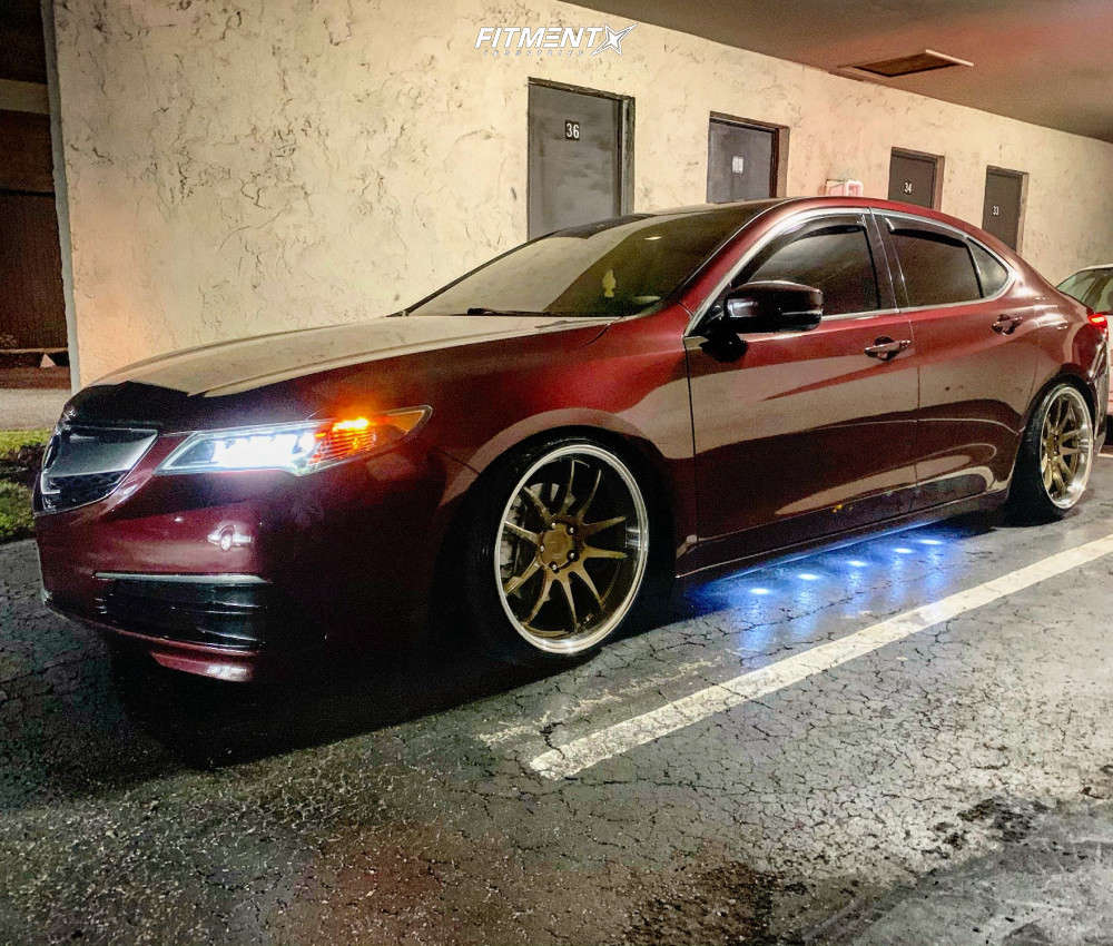 2015 Acura TLX Base with 19x9.5 Aodhan DS02 and Achilles 225x35 on ...