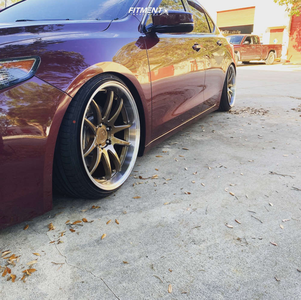 2015 Acura TLX Base with 19x9.5 Aodhan DS02 and Achilles 225x35 on ...