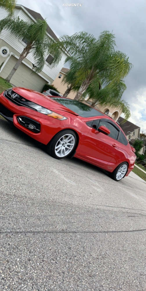 2015 Honda Civic Si with 17x9 MST Mt30 and Firestone 215x45 on ...