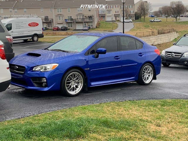 2016 Subaru WRX Premium with 18x8.5 F1R F21 and Continental 265x35 on ...