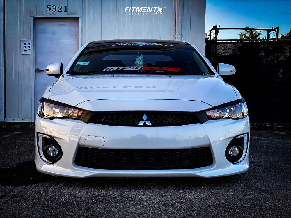 2017 Mitsubishi Lancer ES with 18x9.5 Aodhan Ah07 and Ohtsu 225x40 on ...
