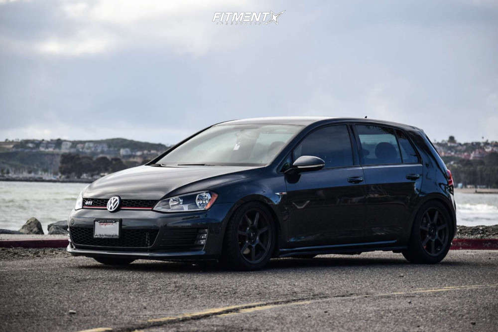 2017 Volkswagen GTI S with 17x8 Konig Ultraform and Federal 235x40 on ...